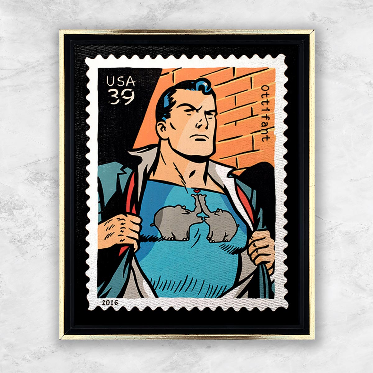 "Superfant Clark Kent" | Otto Waalkes – Galerie Barkhau art + form