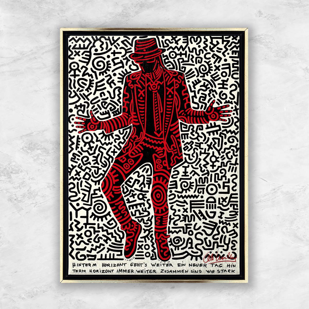 "Hommage an Keith II" | Otto Waalkes – Galerie Barkhau art + form